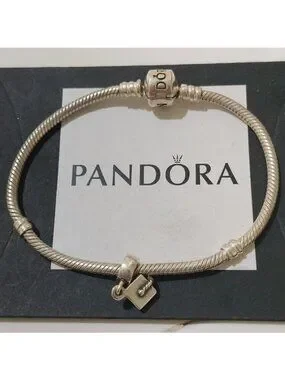 Pandora | Jewelry | Pandora Sterling Silver 7 Snakechain Starter ...